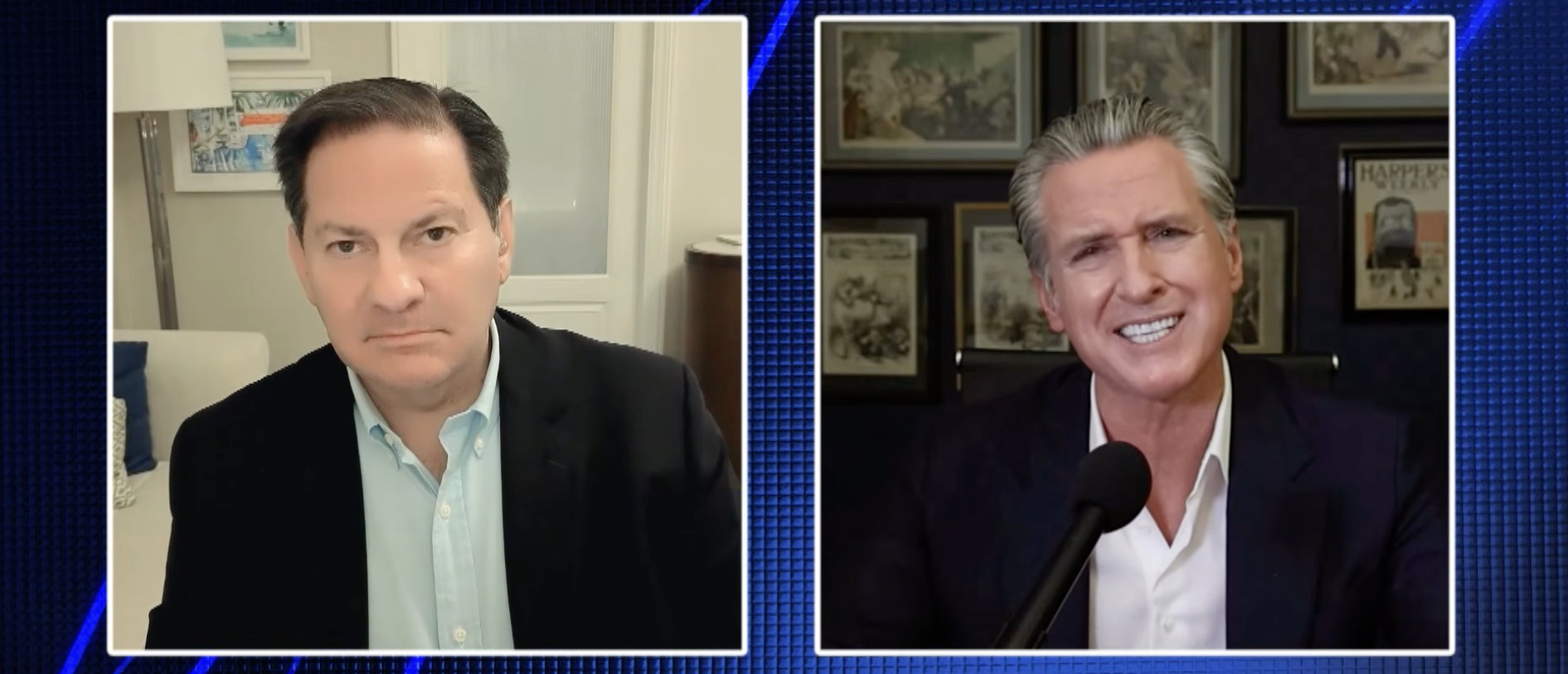 Mark Halperin Tells Gavin Newsom Point-Blank He Doesn’t See Him Running ...